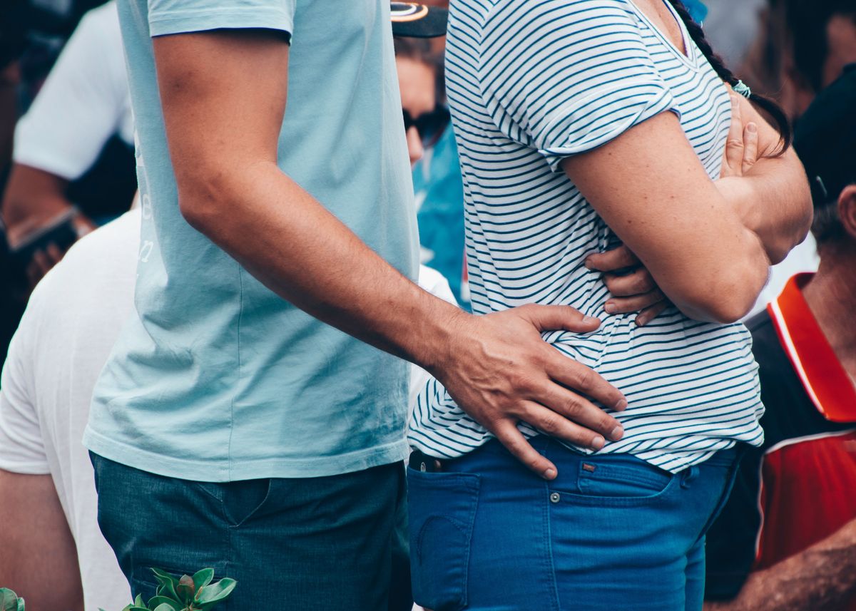 'Love and Pregnancy' Poster, picture, metal print, paint by Ingrid Nagy ...