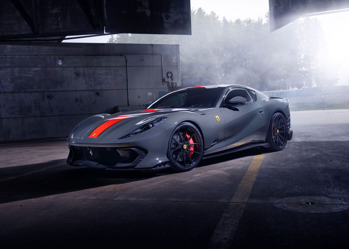 'Ferrari 812' Poster, picture, metal print, paint by El Object | Displate