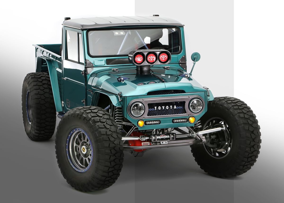 'Toyota FJ Bruiser Concept' Poster, picture, metal print, paint by Nex ...