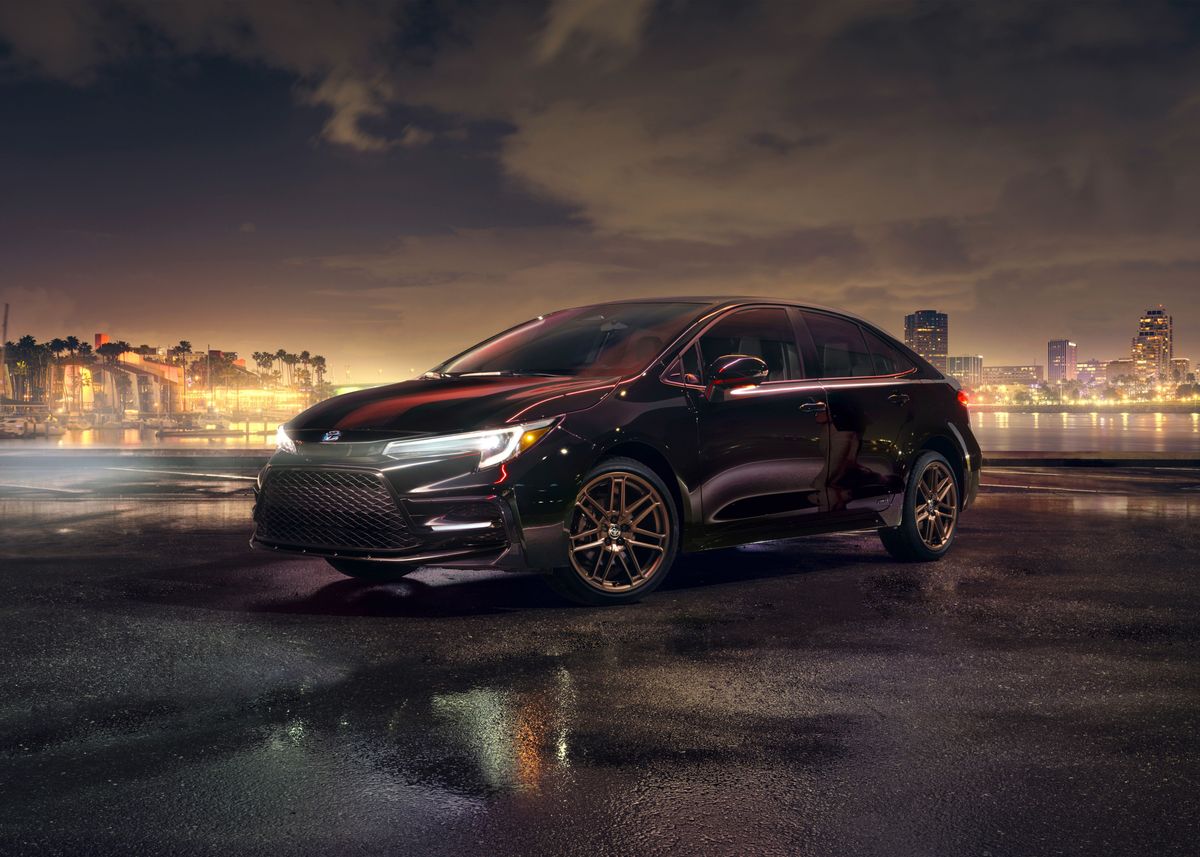 'Toyota Corolla Sedan' Poster, picture, metal print, paint by Supri GTR ...