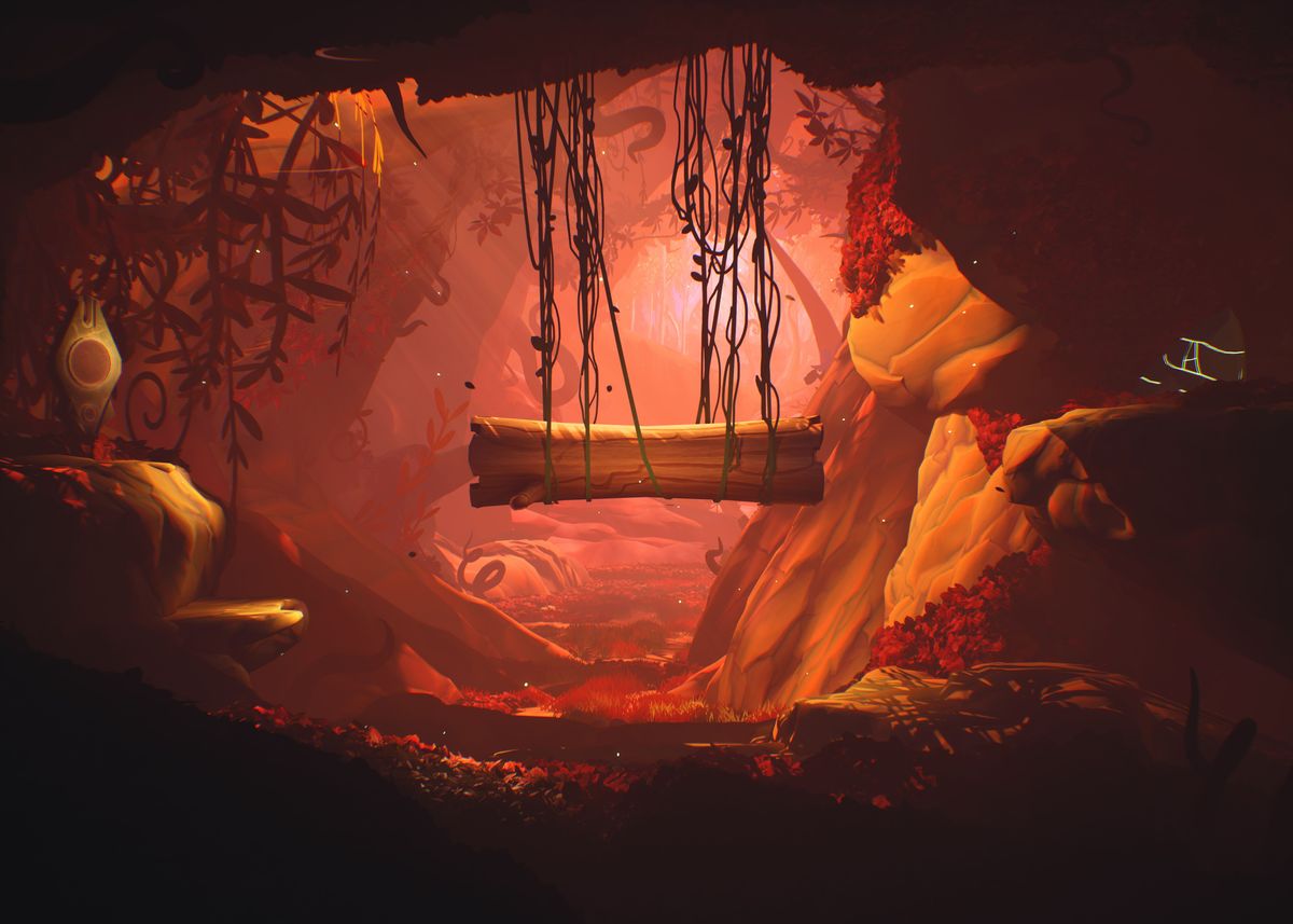 'Magical Tree Trunk' Poster by MrFroggins | Displate