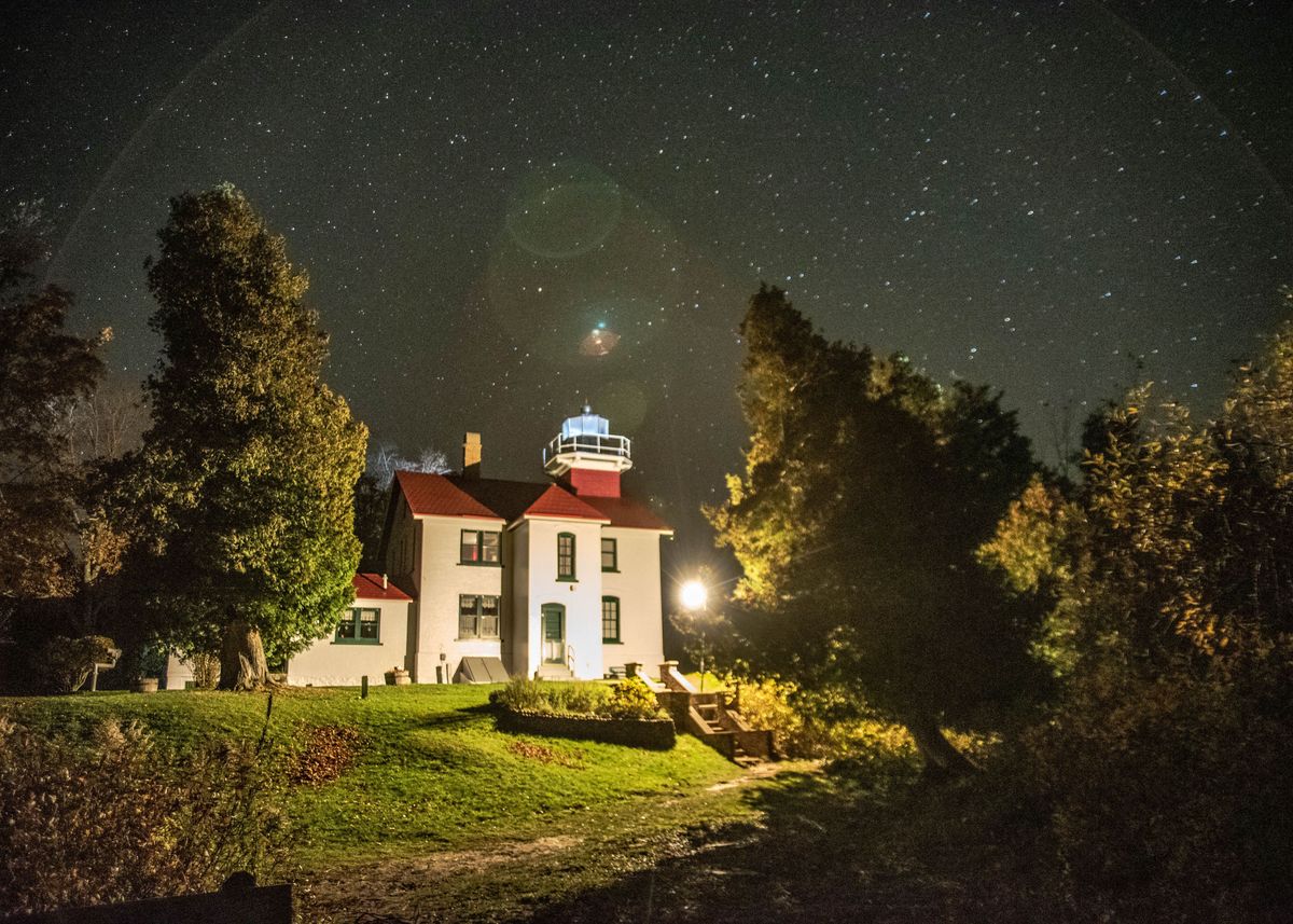 'Grand Traverse Lighthouse' Poster, picture, metal print, paint by ...