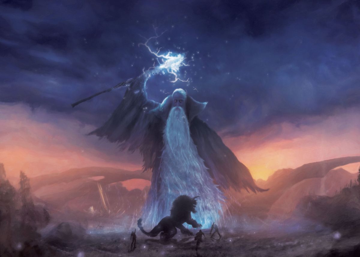 'thunder god' Poster, picture, metal print, paint by Mikael Aguirre ...