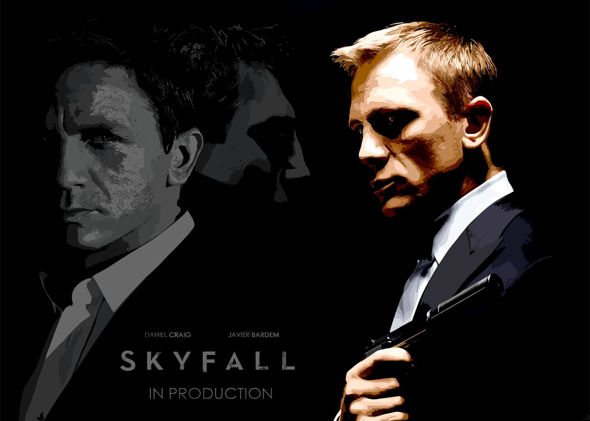 '007' Poster, picture, metal print, paint by Aaron Elmer | Displate