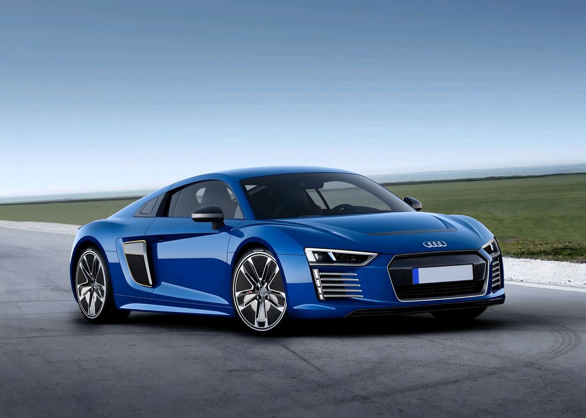 'Audi R8' Poster, picture, metal print, paint by To Giyanto | Displate