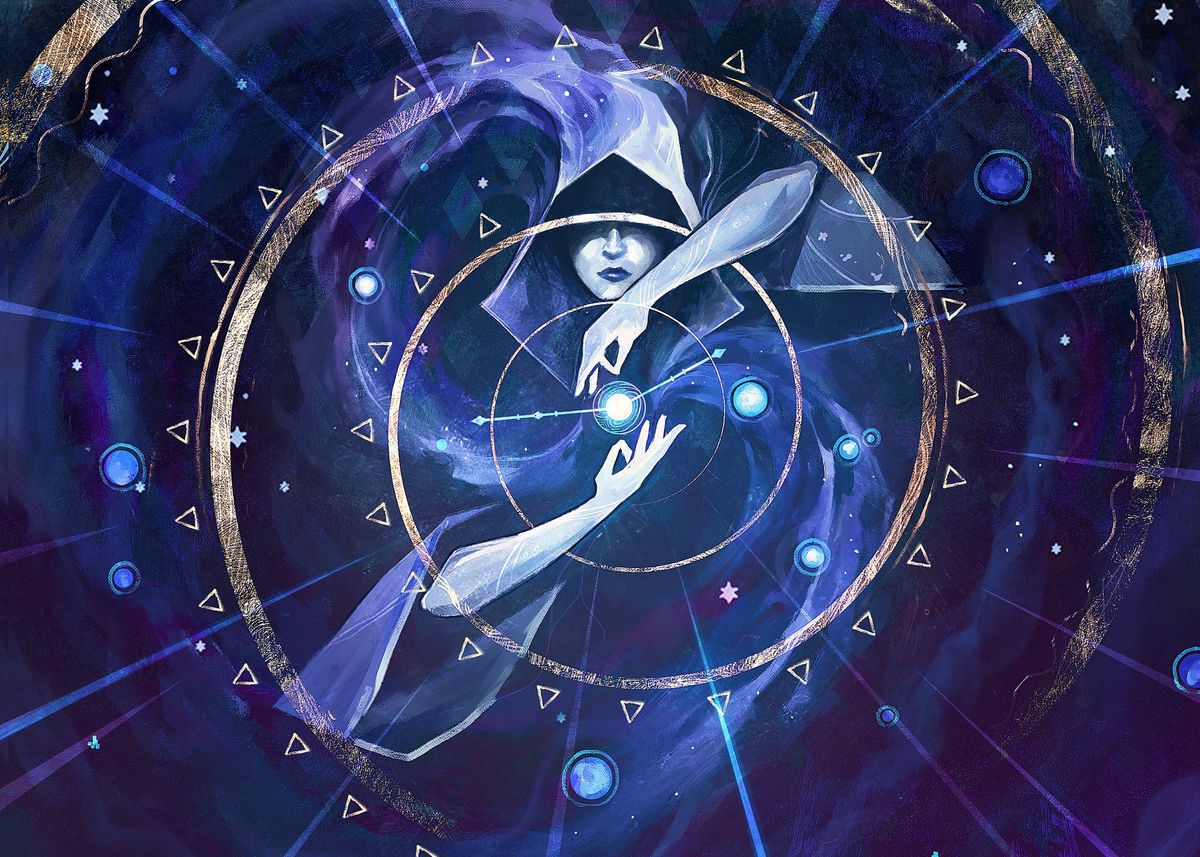 'Time Warp' Poster, picture, metal print, paint by Dominik Mayer | Displate