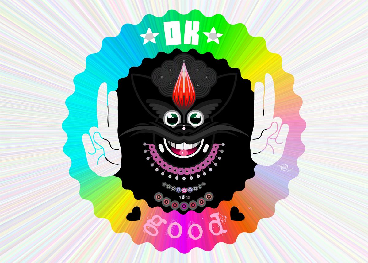 'Ok Good' Poster, picture, metal print, paint by zelko radic bfvrp ...