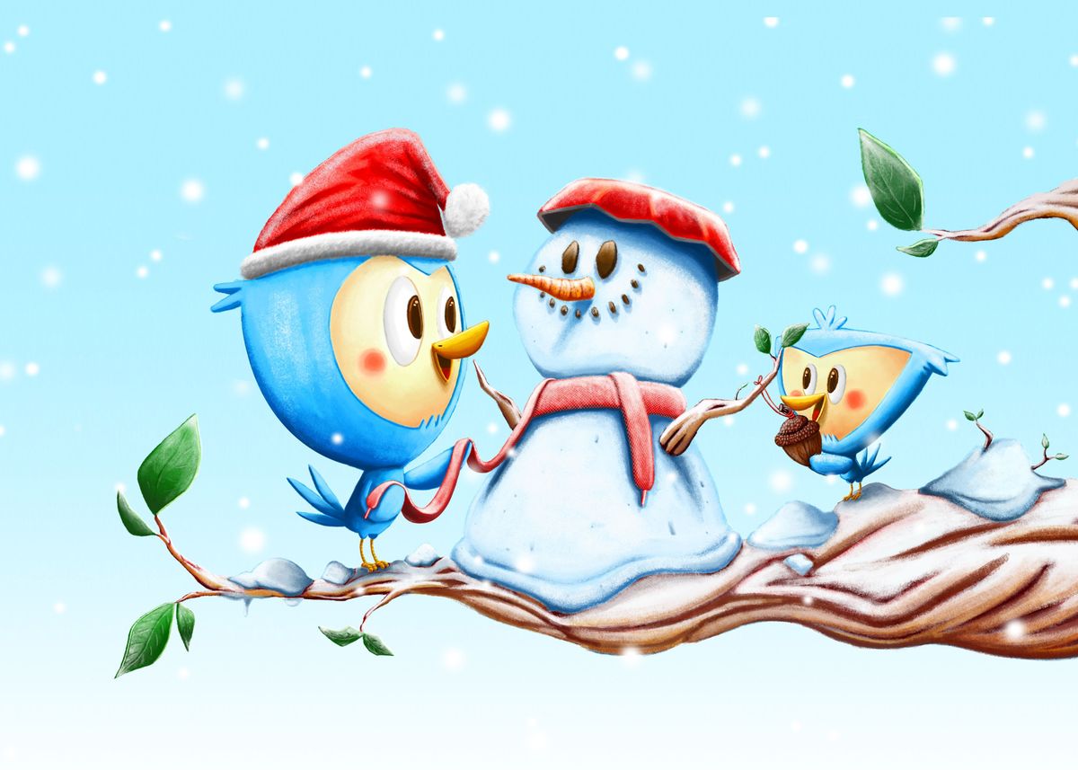 'Happy Holidays' Poster, picture, metal print, paint by Fito Grafito ...