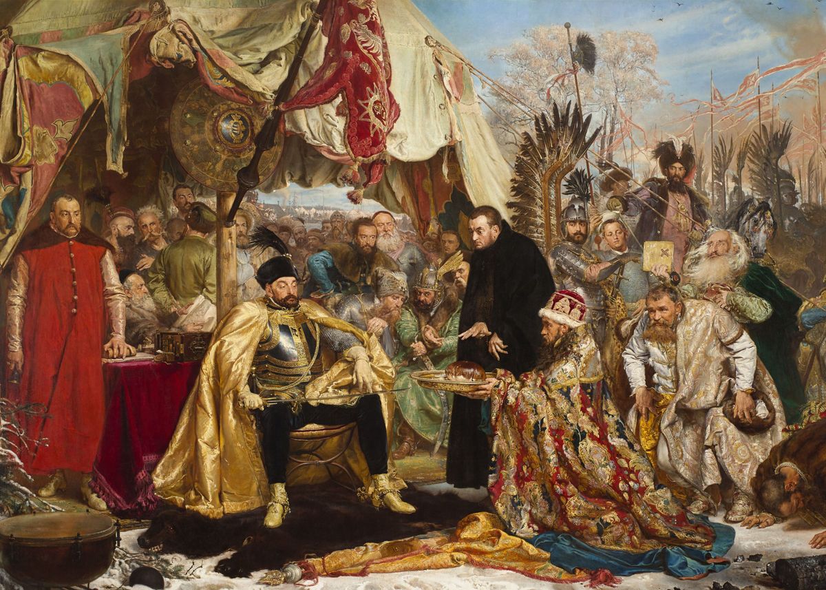 'Stephen Bathory at Pskov' Poster, picture, metal print, paint by mnix ...