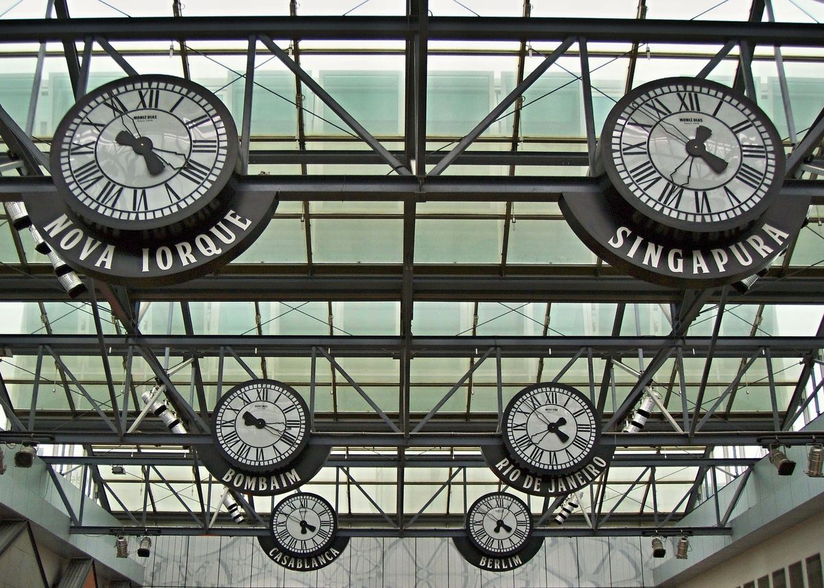 'World Time' Poster, picture, metal print, paint by insideportugal ...