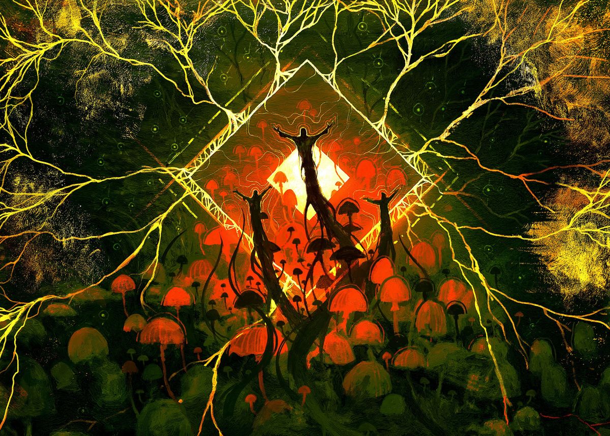 'Artifact Mutation' Poster, picture, metal print, paint by Dominik ...