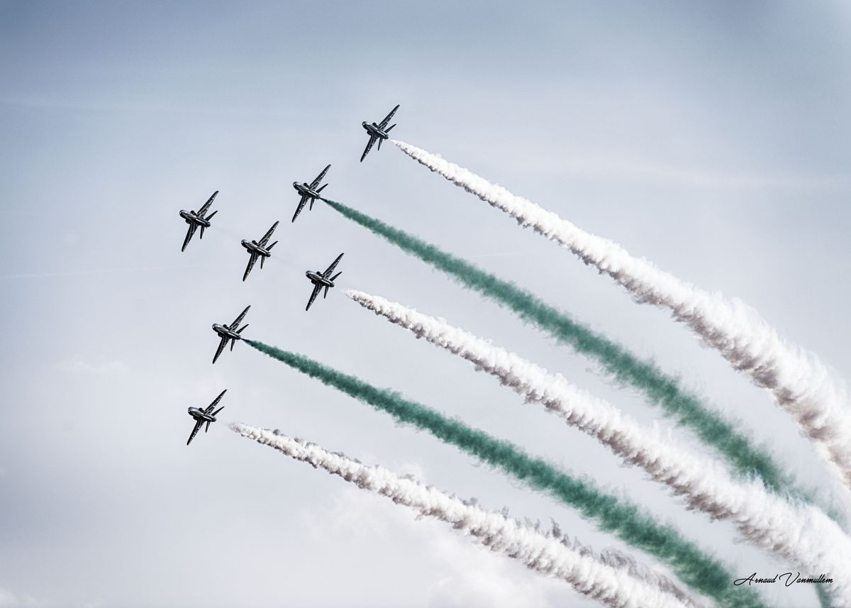 'SAUDI HAWKS' Poster by Arnaud Vanmullem | Displate