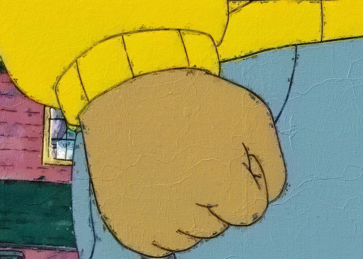 'Hand Meme' Poster, picture, metal print, paint by Meme Daily | Displate