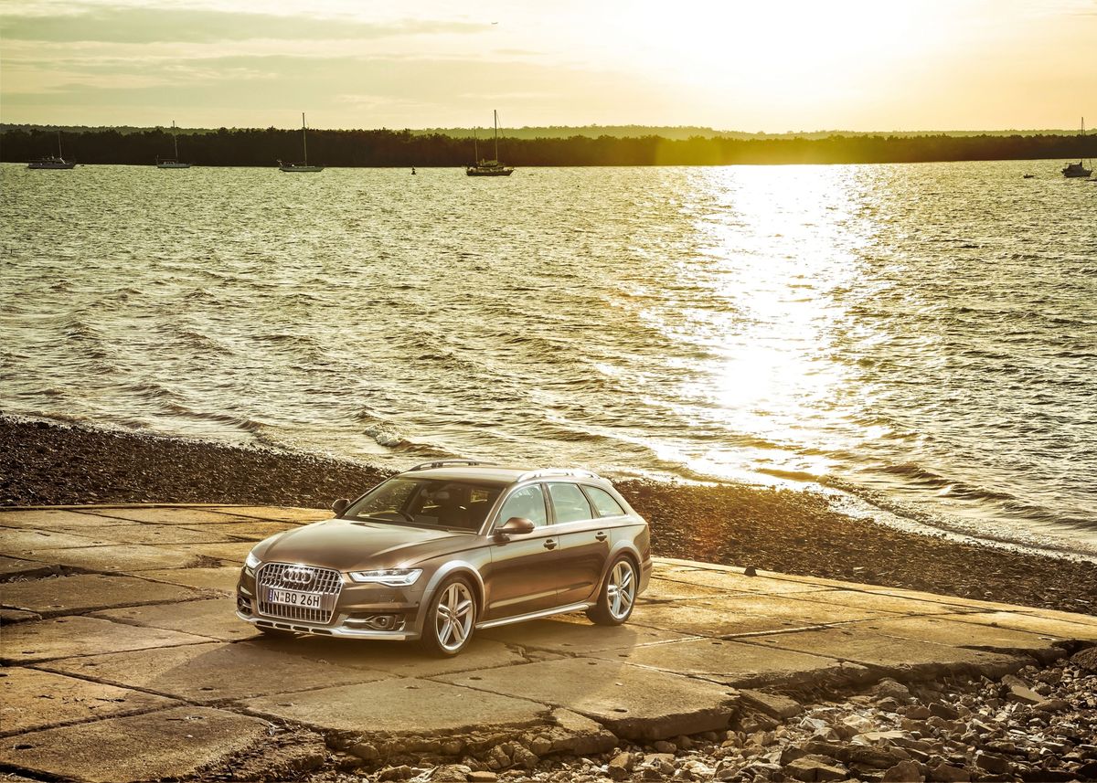 'Audi A6' Poster, picture, metal print, paint by Gareett | Displate