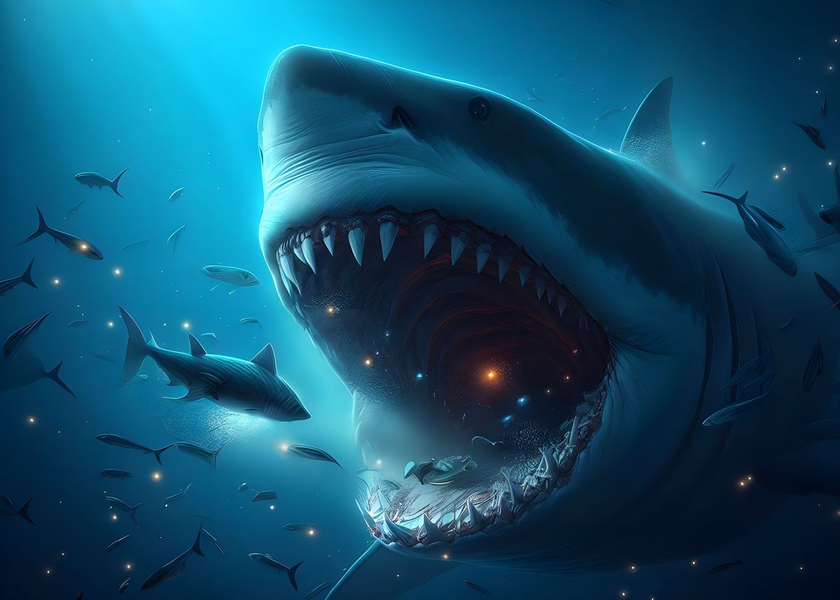 'Apex Predator' Poster, picture, metal print, paint by Operator Viking ...