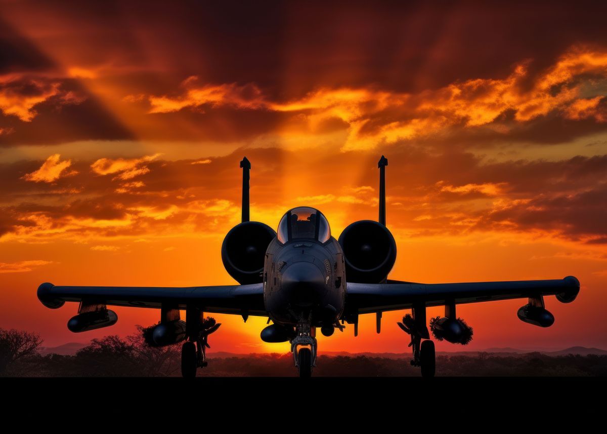 'Steady Fighter Jet' Poster, picture, metal print, paint by Tom Cage ...