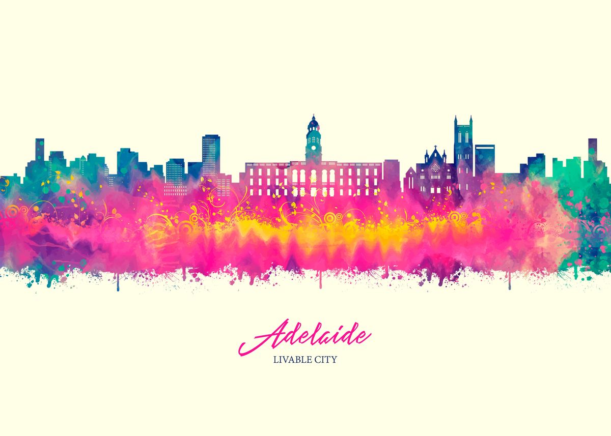 'Adelaide' Poster, picture, metal print, paint by Denis Siggers | Displate