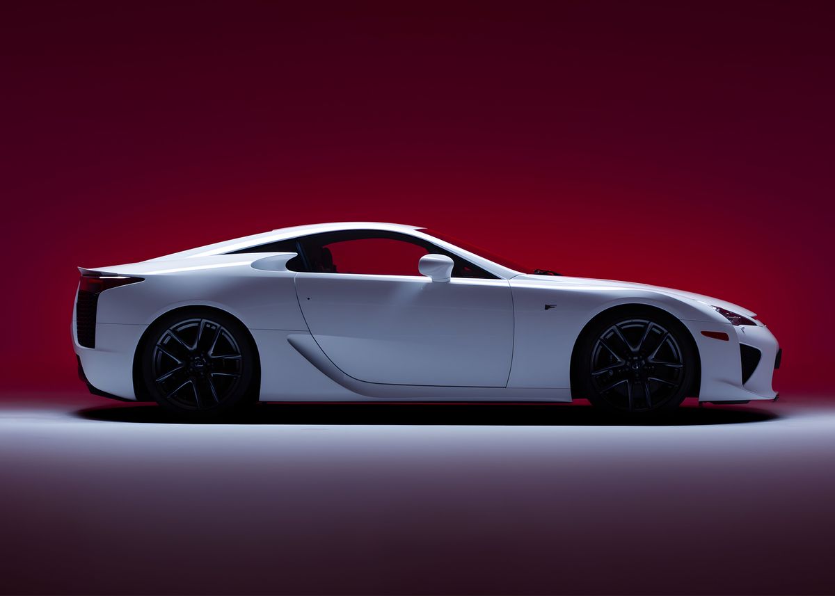 'Lexus LFA' Poster, picture, metal print, paint by Nex Project | Displate