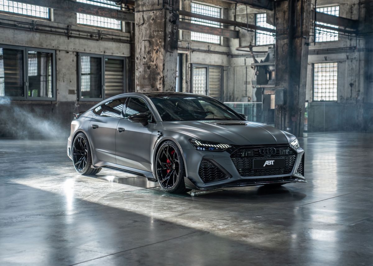 'Audi RS7' Poster, picture, metal print, paint by Misya Vad | Displate