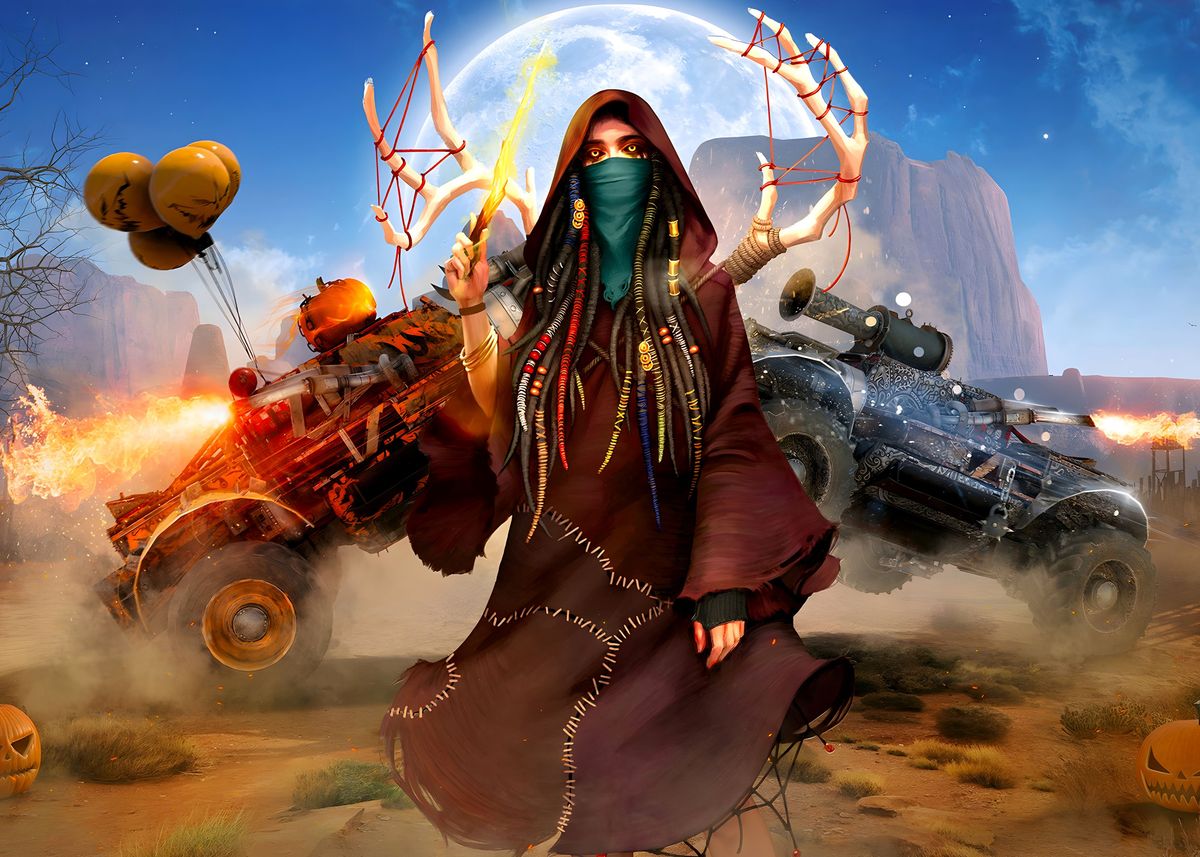 'Crossout Game' Poster, picture, metal print, paint by Force One | Displate