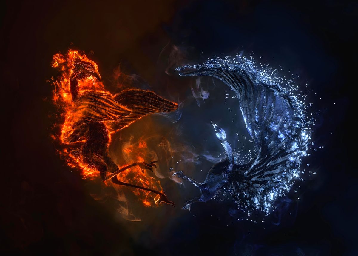 'Phoenix Mythology Poster' Poster, picture, metal print, paint by gani ...