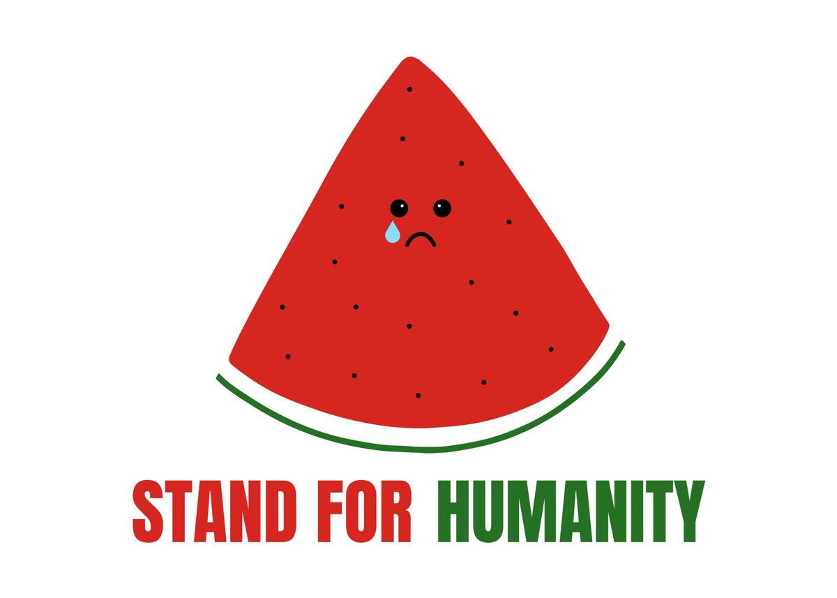 'Stand For Humanity' Poster, picture, metal print, paint by Ba Ab ...