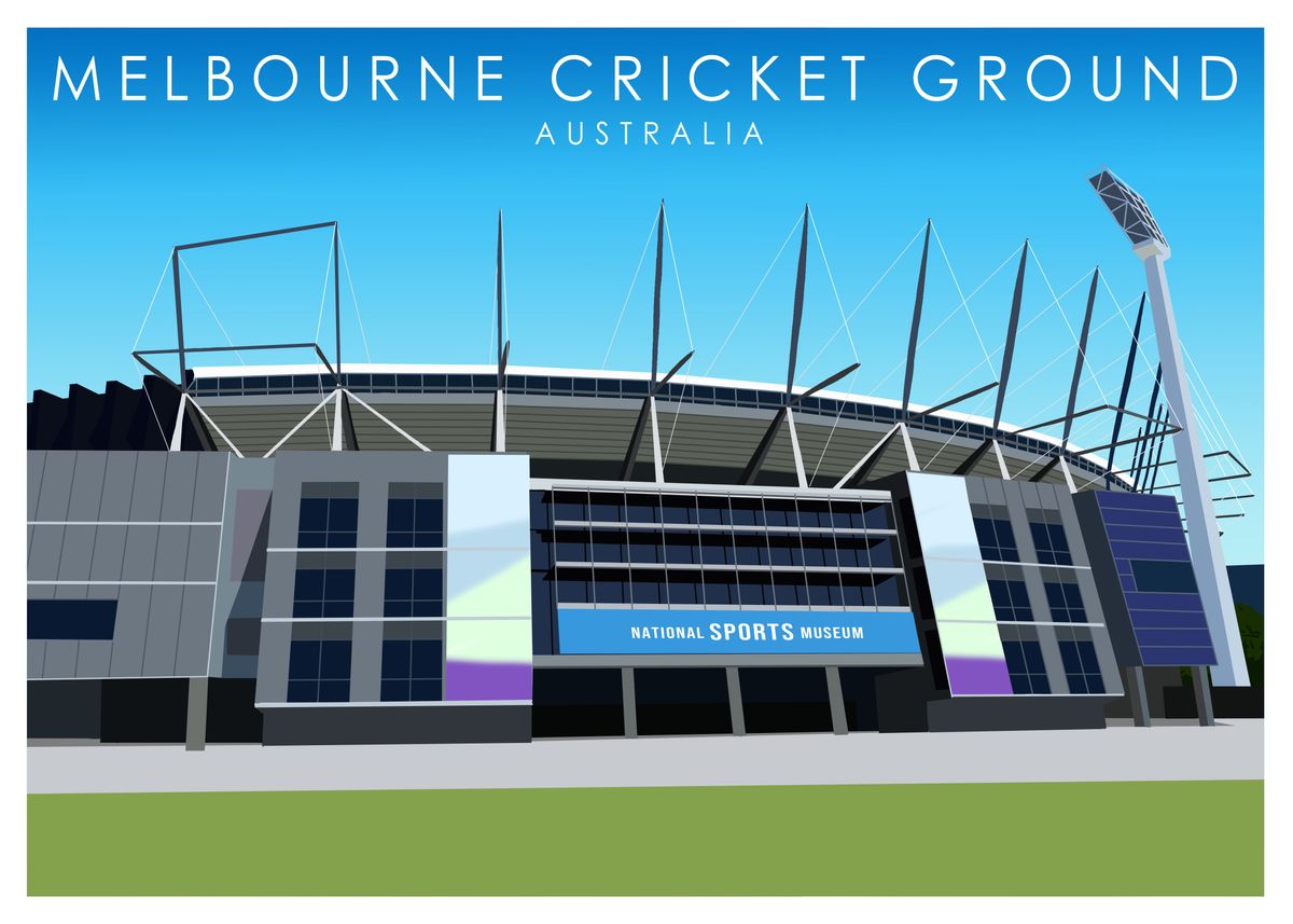 'MCG' Poster, picture, metal print, paint by OmegaArt | Displate