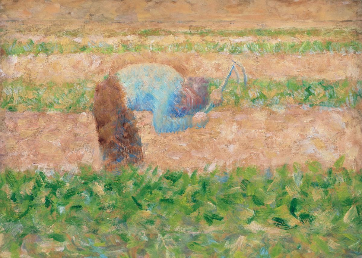 'Man with a Hoe' Poster, picture, metal print, paint by anamaria tudor ...