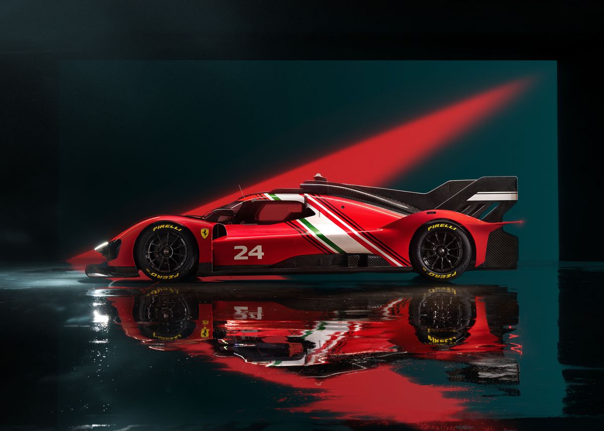 'Ferrari 499p' Poster, picture, metal print, paint by Auto Maniac ...