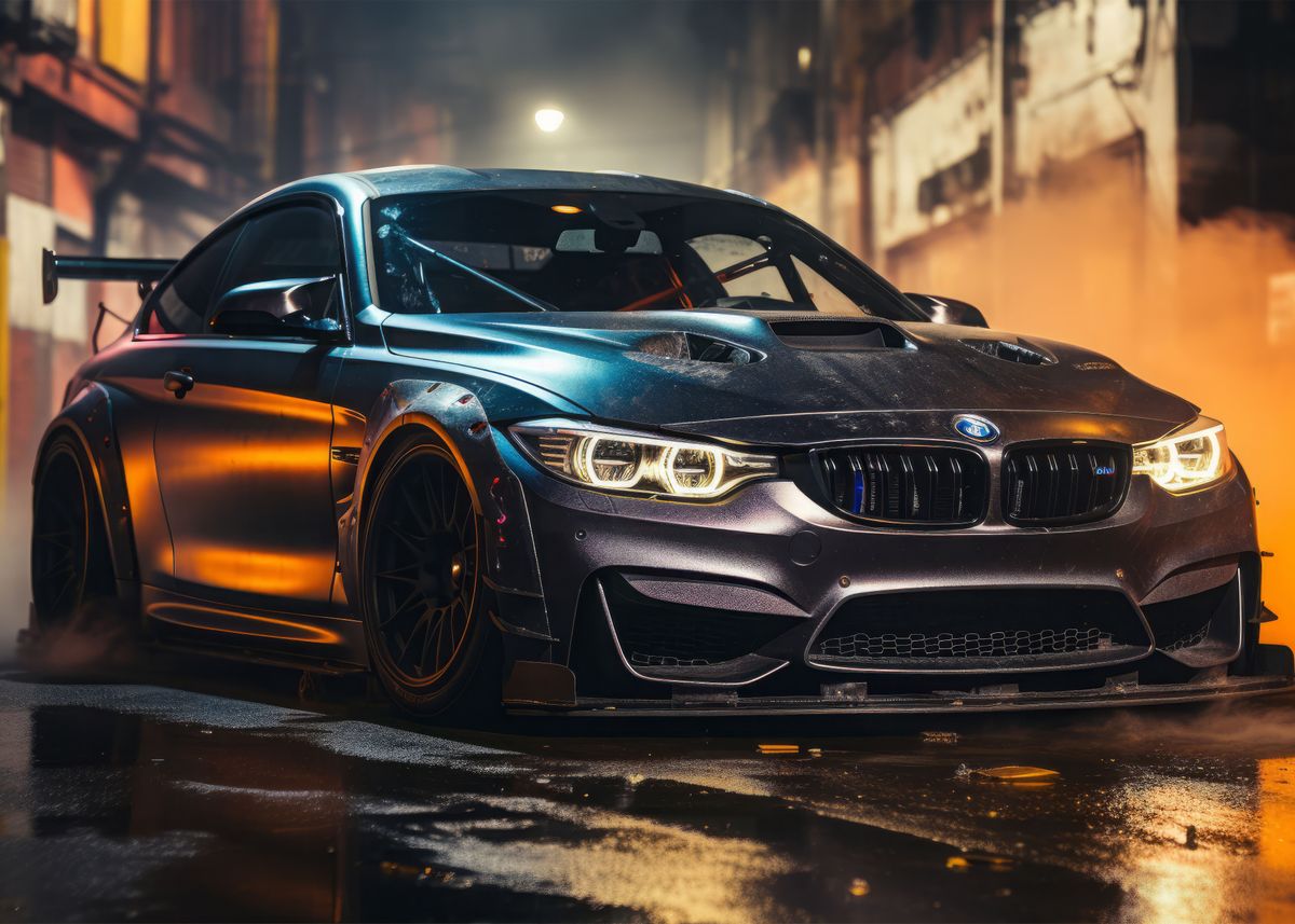 'Bmw' Poster, picture, metal print, paint by GRAPHICMYSTICAL displate ...