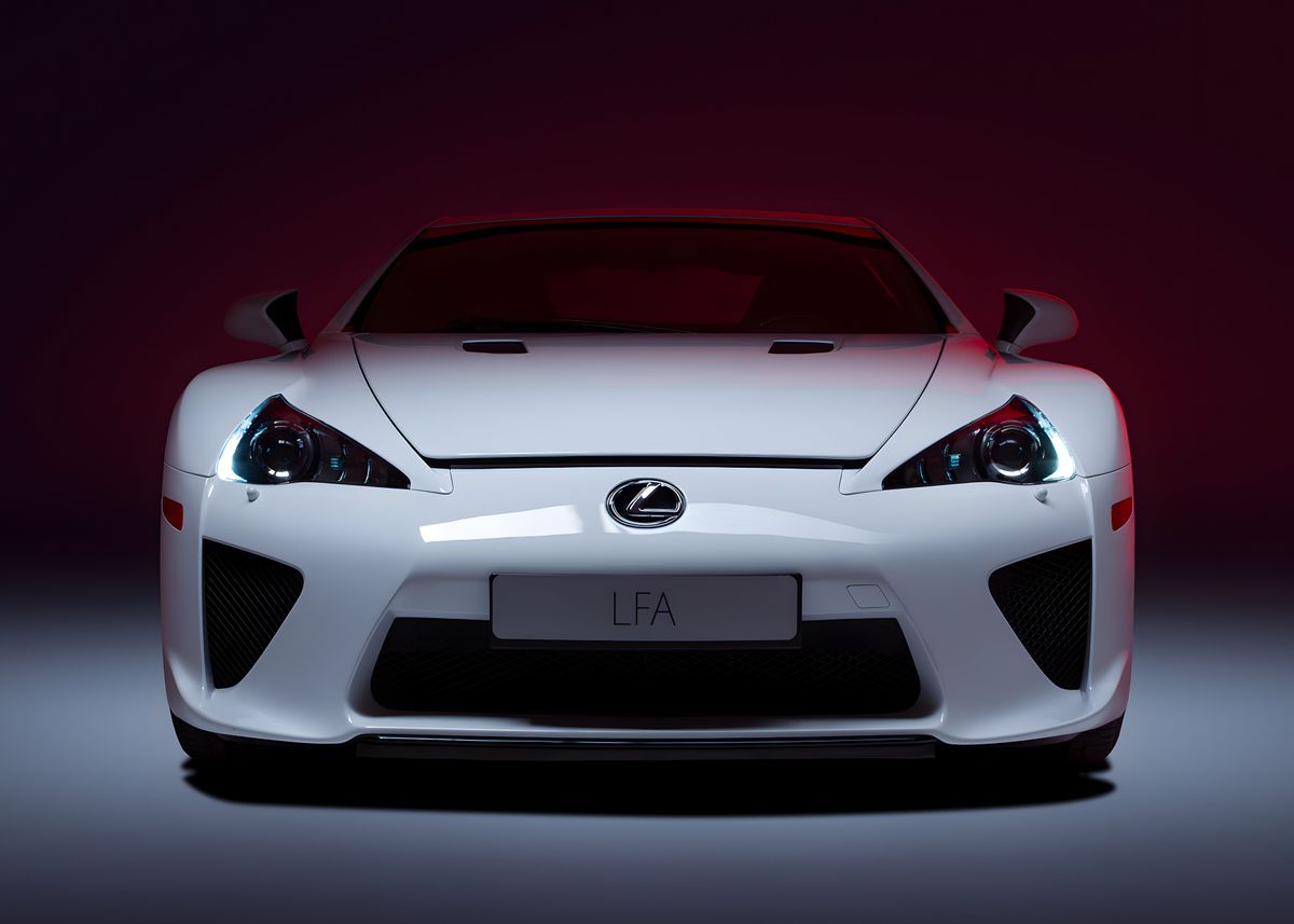 'Lexus LFA Front Facia' Poster, picture, metal print, paint by Nex ...