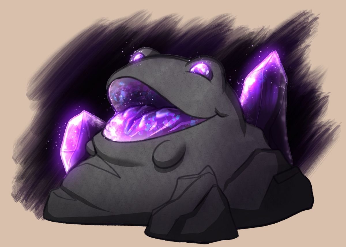 'Gemstone Frog' Poster, picture, metal print, paint by Nikki Artz ...