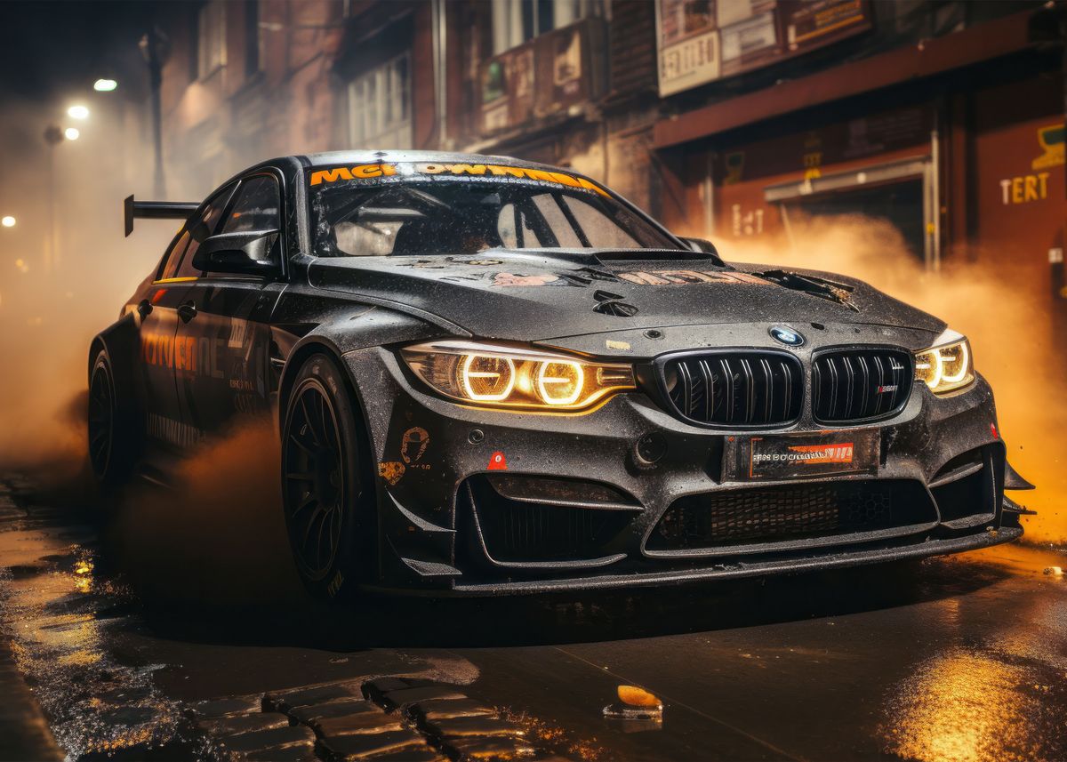 'Bmw' Poster, picture, metal print, paint by GRAPHICMYSTICAL displate ...