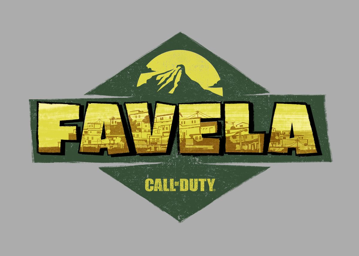 'Favela' Poster, picture, metal print, paint by Call of Duty | Displate