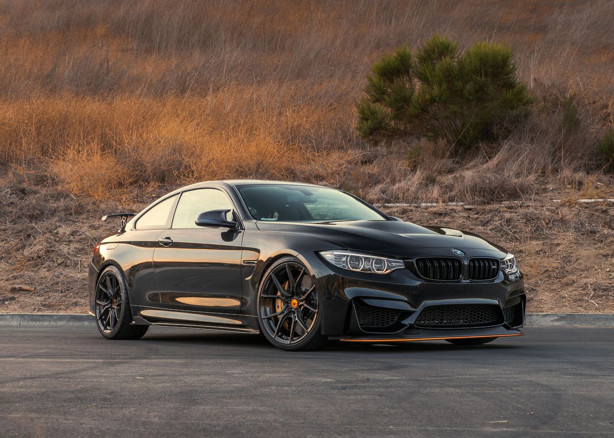 'BMW F82 M4' Poster, picture, metal print, paint by Va Mitha | Displate