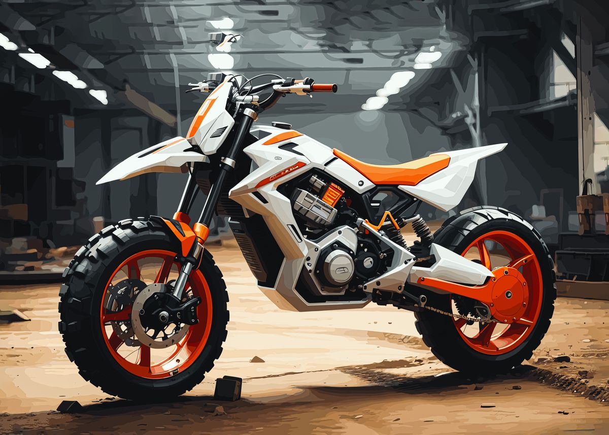 'KTM' Poster, picture, metal print, paint by Lee Rocks | Displate