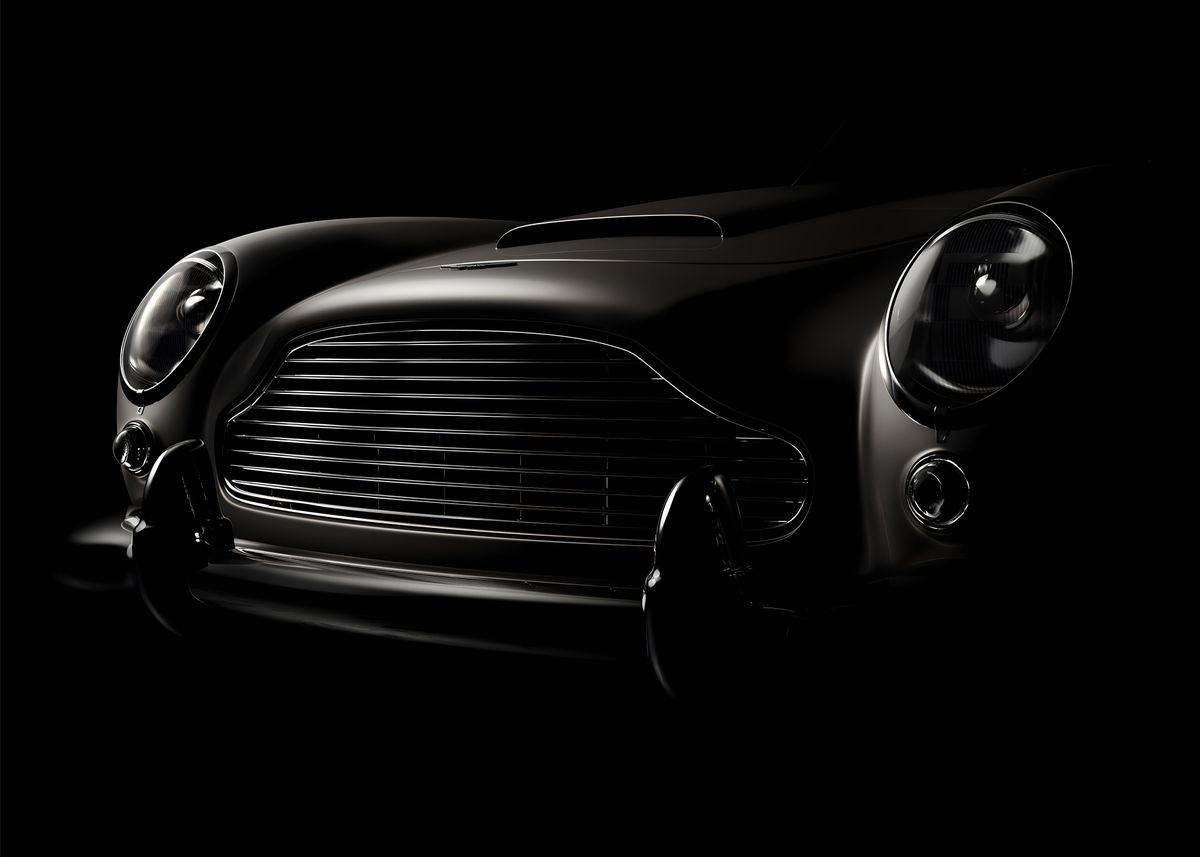 '1964 ASTON MARTIN DB5 DARK' Poster, picture, metal print, paint by Nex ...