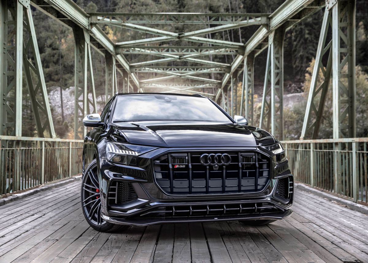 'Audi SQ8 TDI' Poster, picture, metal print, paint by Misya Vad | Displate