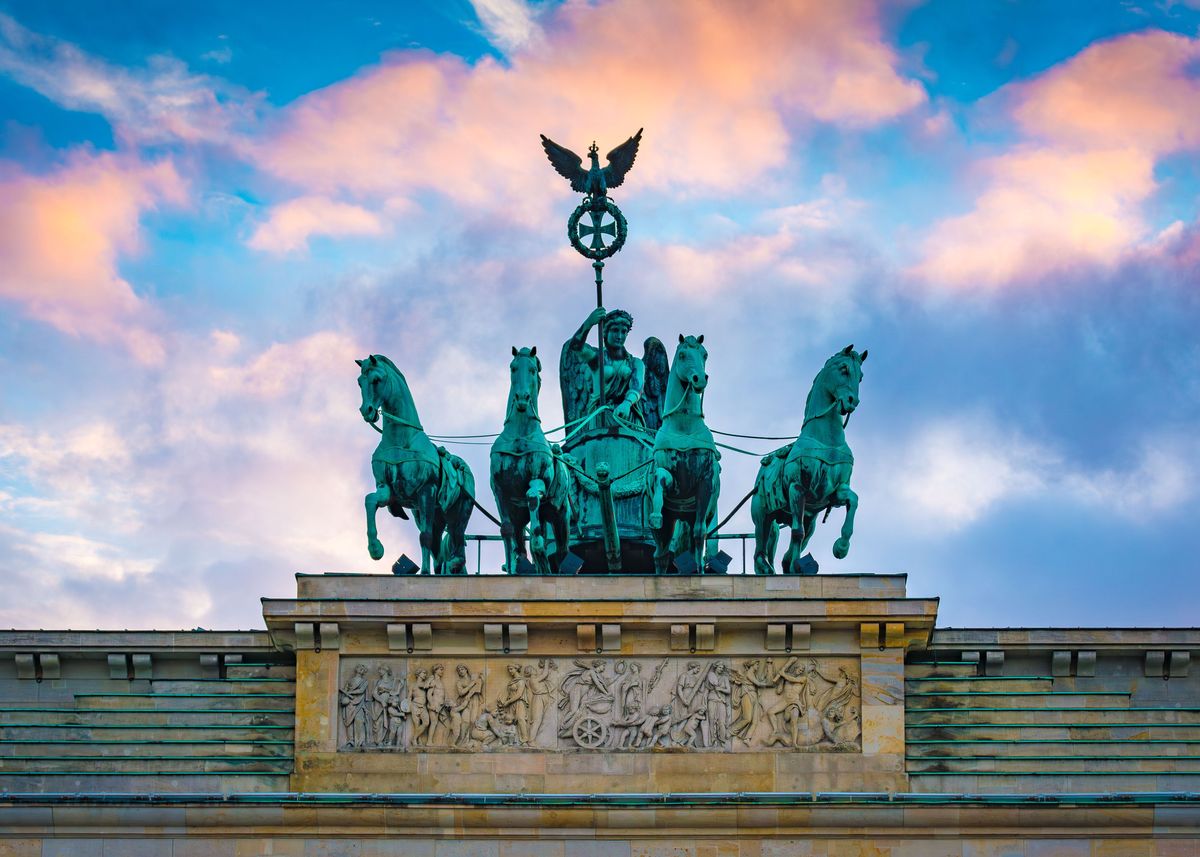 'Quadriga in Berlin' Poster, picture, metal print, paint by Martin ...