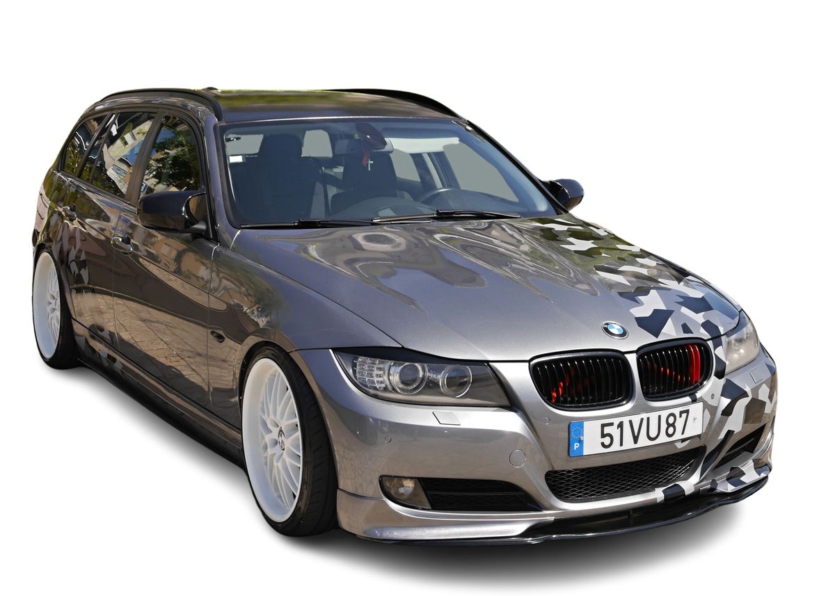'BMW Series 3 Touring E90' Poster, picture, metal print, paint by ...