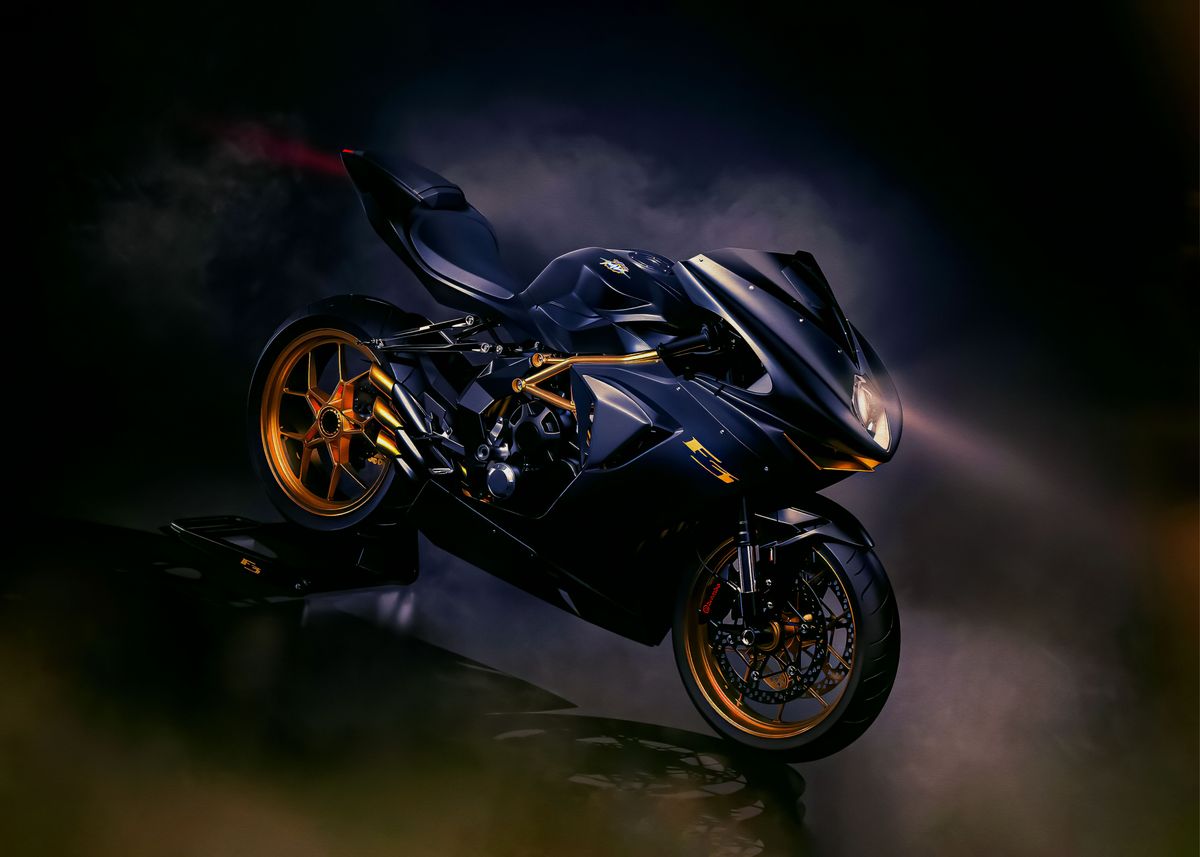 'MV Agusta F3 800' Poster, picture, metal print, paint by Lee Rocks ...