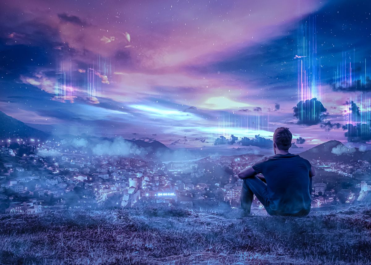 'The Art of Loneliness' Poster, picture, metal print, paint by Ozan Psd ...