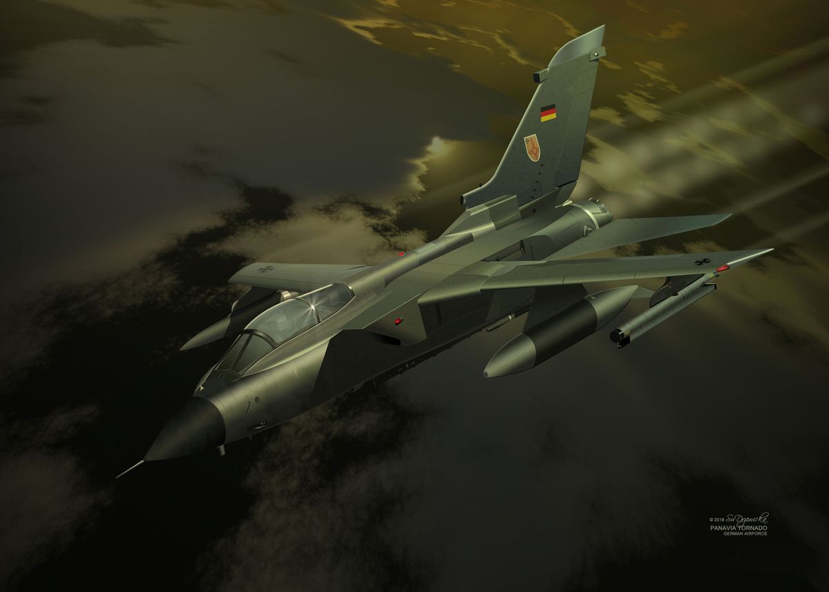 'Panavia Tornado' Poster, picture, metal print, paint by Su Drzewicka ...