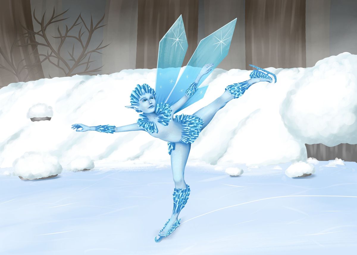 'Ice Fairy' Poster, picture, metal print, paint by Daydream Forge ...