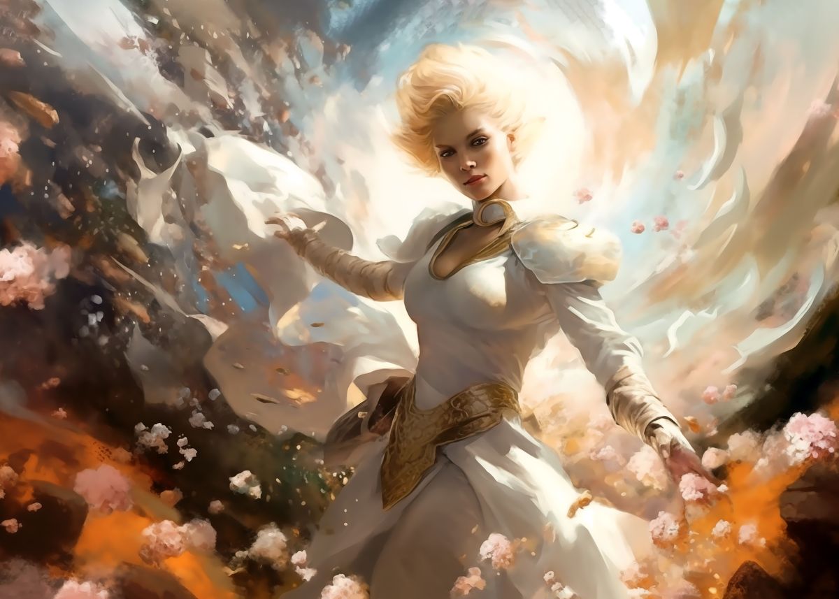 'Zenith Angel of the Sky' Poster, picture, metal print, paint by Lucky ...