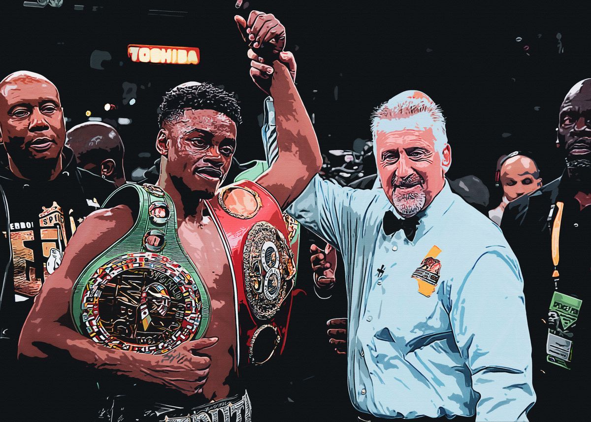 'Errol Spence Jr' Poster, picture, metal print, paint by Benny Jacobs ...