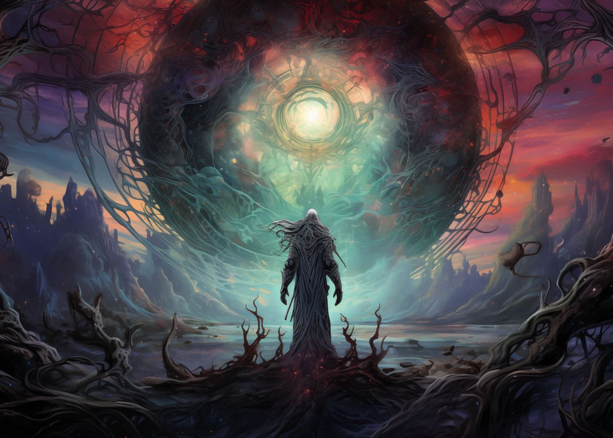 'Shattered Realms' Poster, picture, metal print, paint by Operator ...