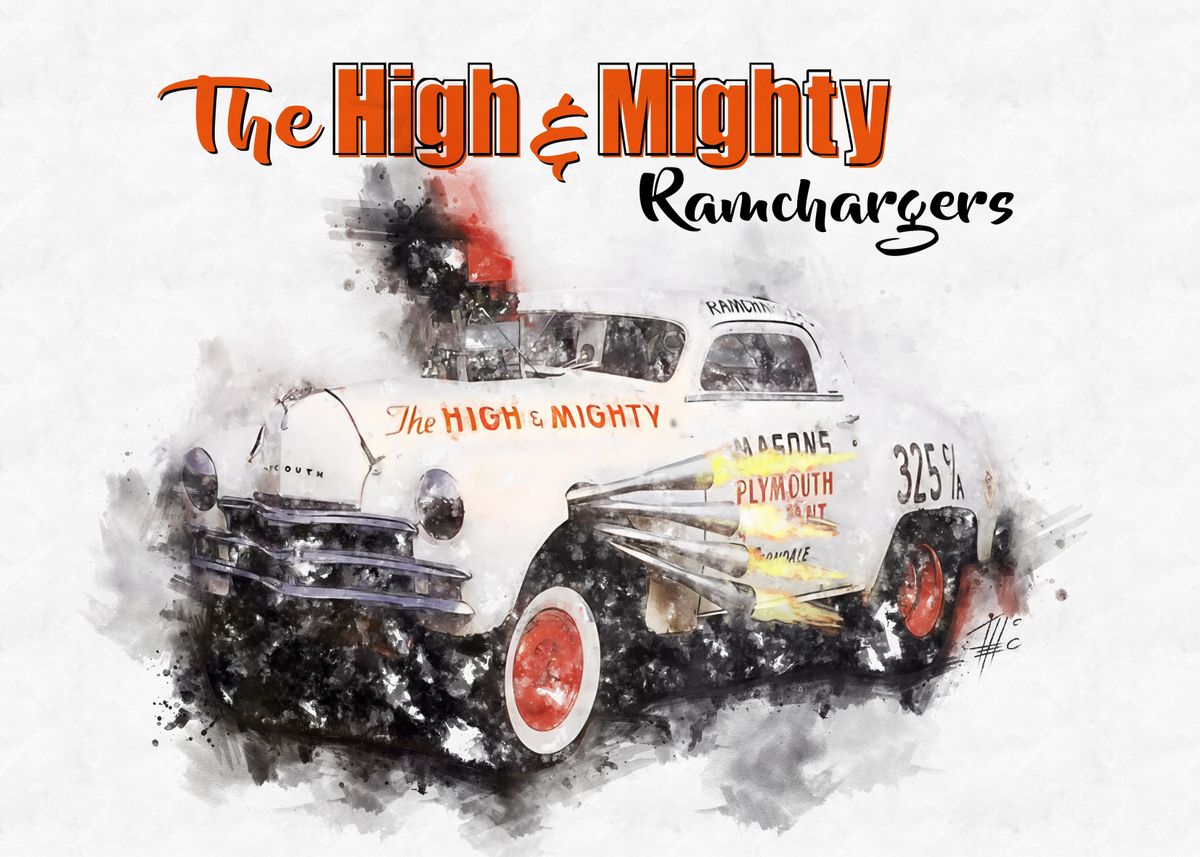 'The High Mighty' Poster, picture, metal print, paint by Theo Decker ...