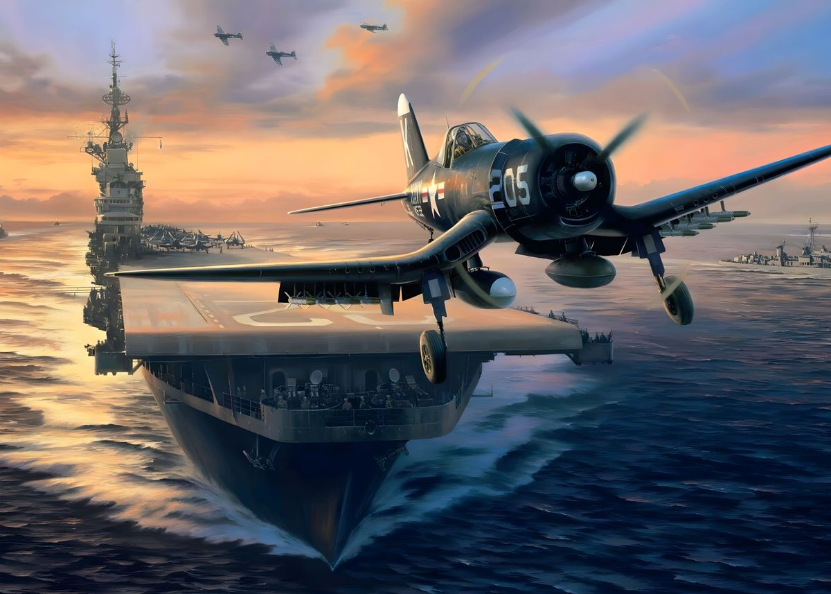 'Military Aircraft ' Poster, picture, metal print, paint by Horror Cars ...