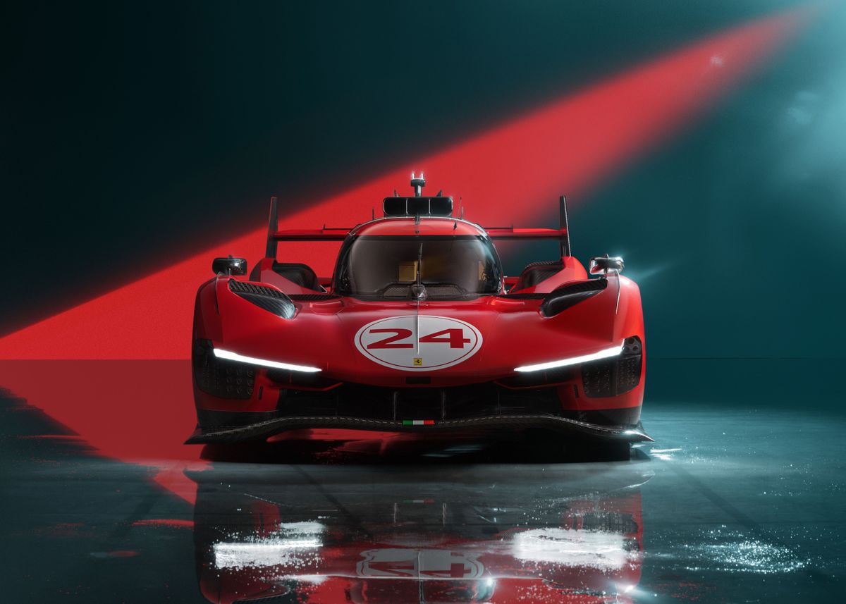 'Ferrari 499p modificata' Poster, picture, metal print, paint by Auto ...